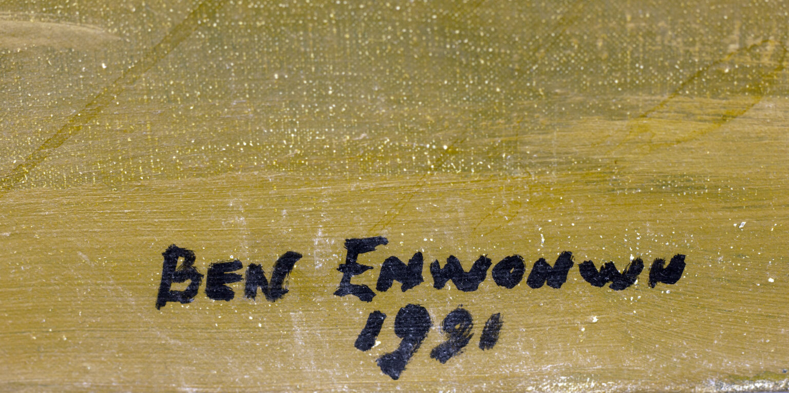 Ben Enwonwu – Africa Dances, 1991 Painting for Sale