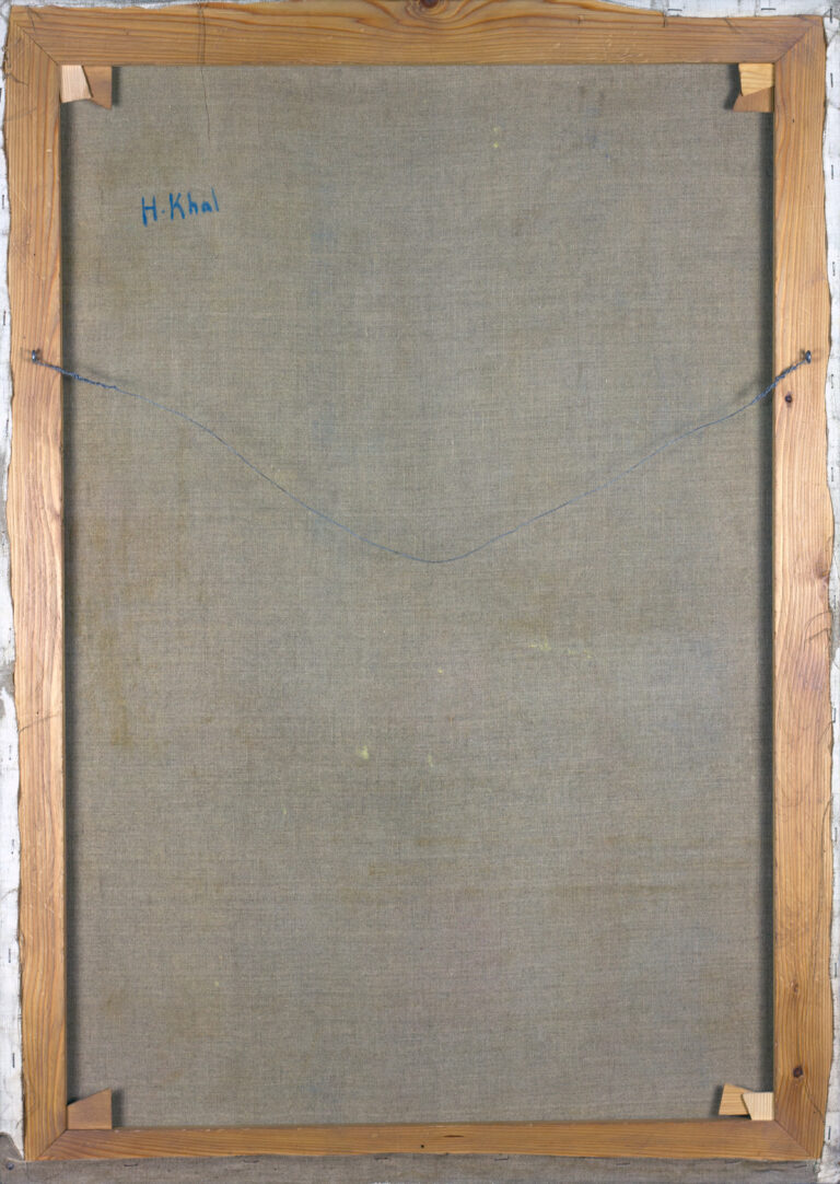 Helen Khal – Green over Yellow: A Rare Museum-Quality Painting